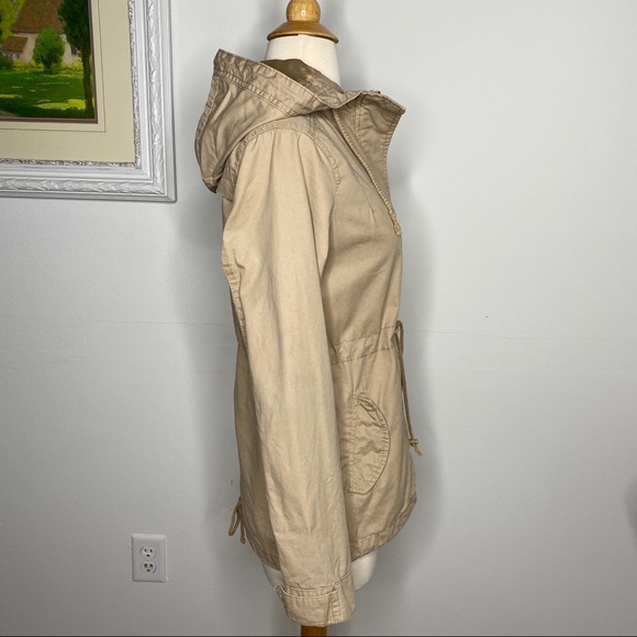 Ambiance | Jackets & Coats | Ambiance Tan Utility Field Military Anorak ...